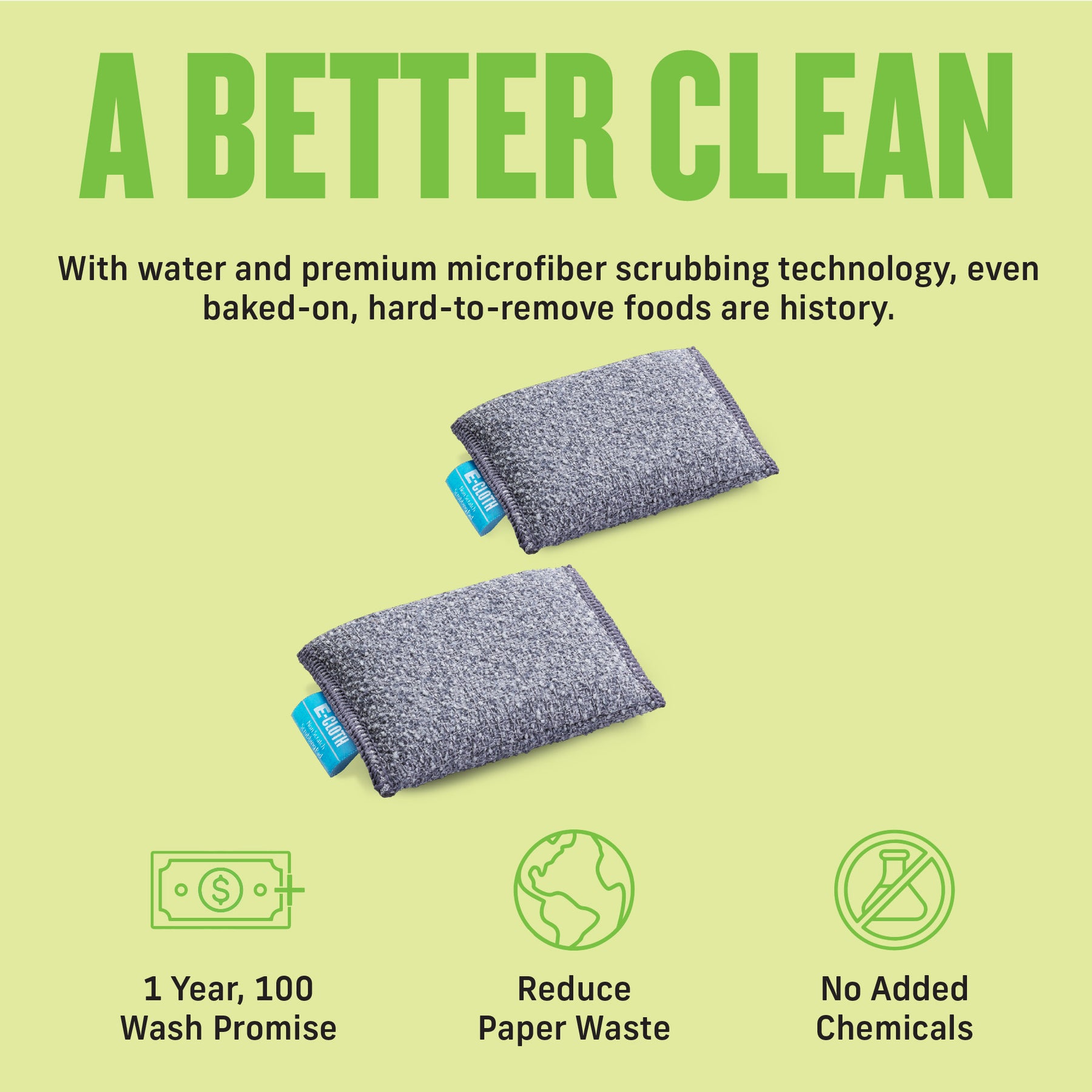 Non-Scratch Scrubbing Pads – E-Cloth USA